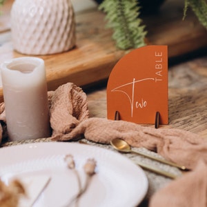 Table Numbers for Wedding Reception, Wedding Table Decor, Table ...