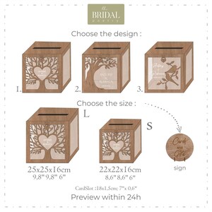 Wedding Card Box With Lid, Locked Card Holder With Slot, Garden Wedding ...