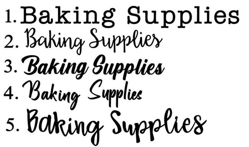 Custom Pantry Labels , Pantry Organization - Etsy
