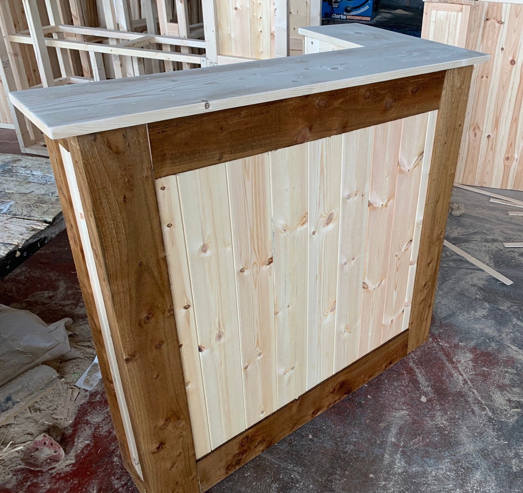 Home Bar, Man Cave, Reception Desk Mini Bar at 1.2mt - Etsy