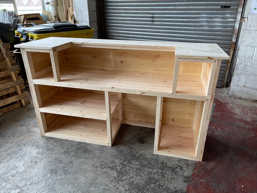 Wooden Home Bar, Man Cave, Micro Pub 2.4mt Bar - Etsy