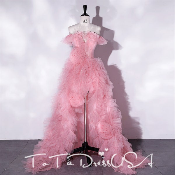 Pink Evening Gown - Etsy