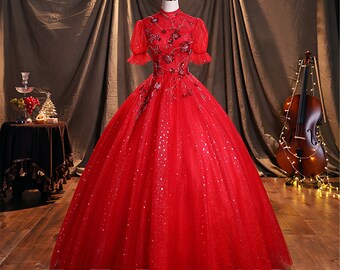 Red Star Dress - Etsy
