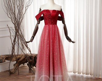 Cherry Prom Dress - Etsy