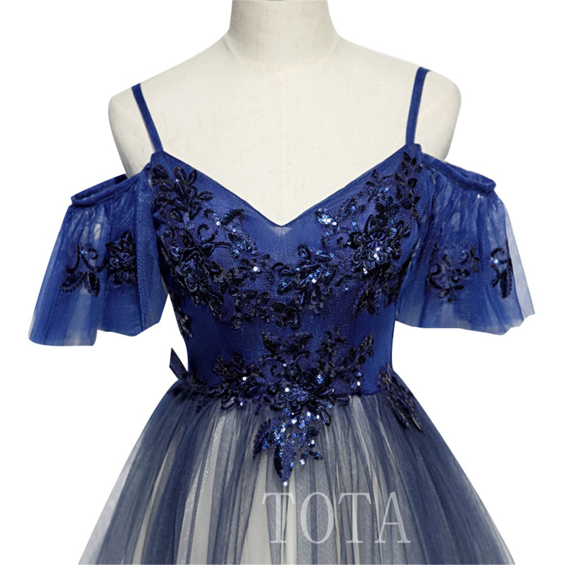 Gradient Blue Evening Dress Fairy Long Prom Dresses off - Etsy