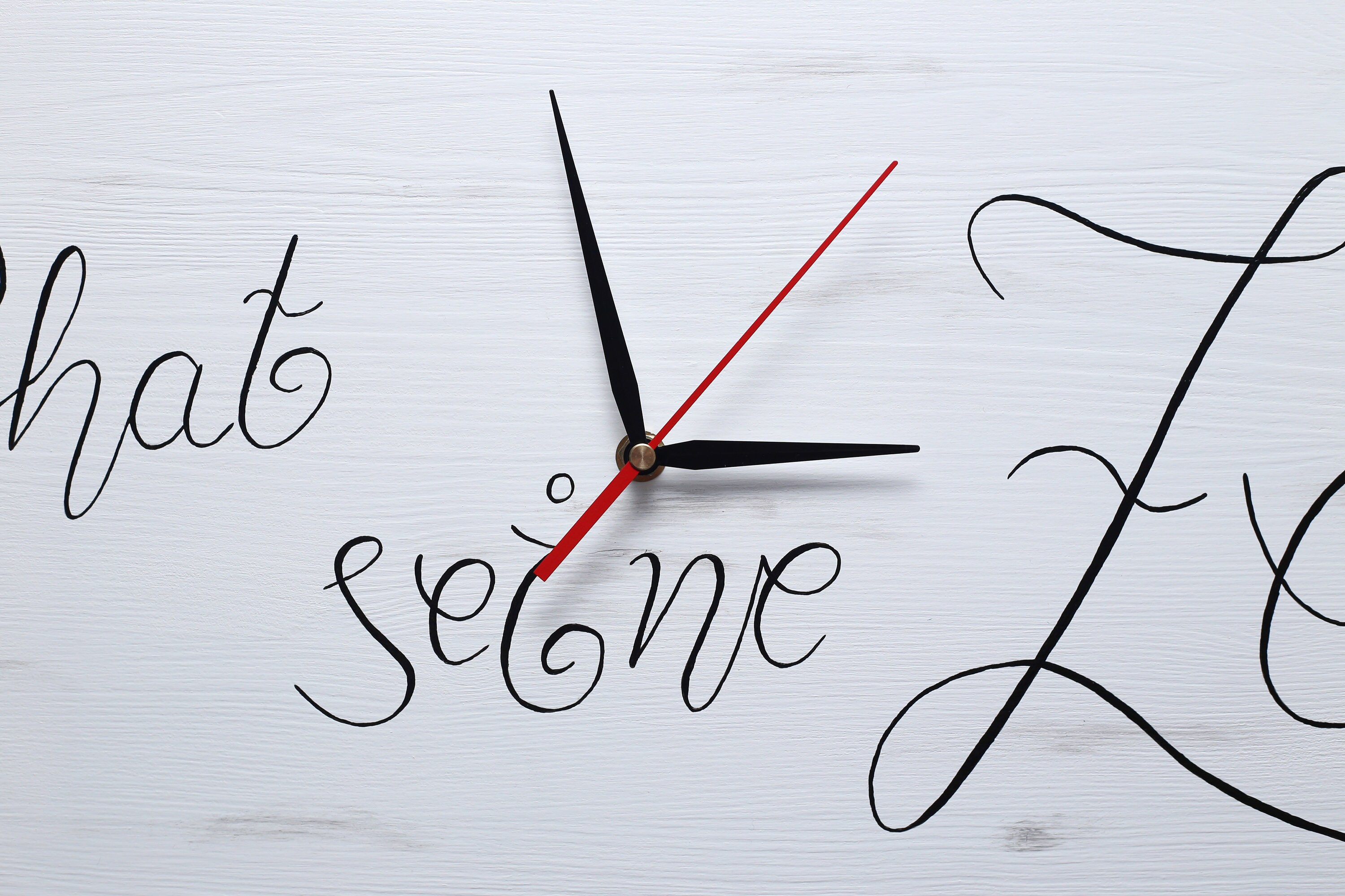 Dili Eli's Wall Clock Everything Has Its Time - Etsy UK