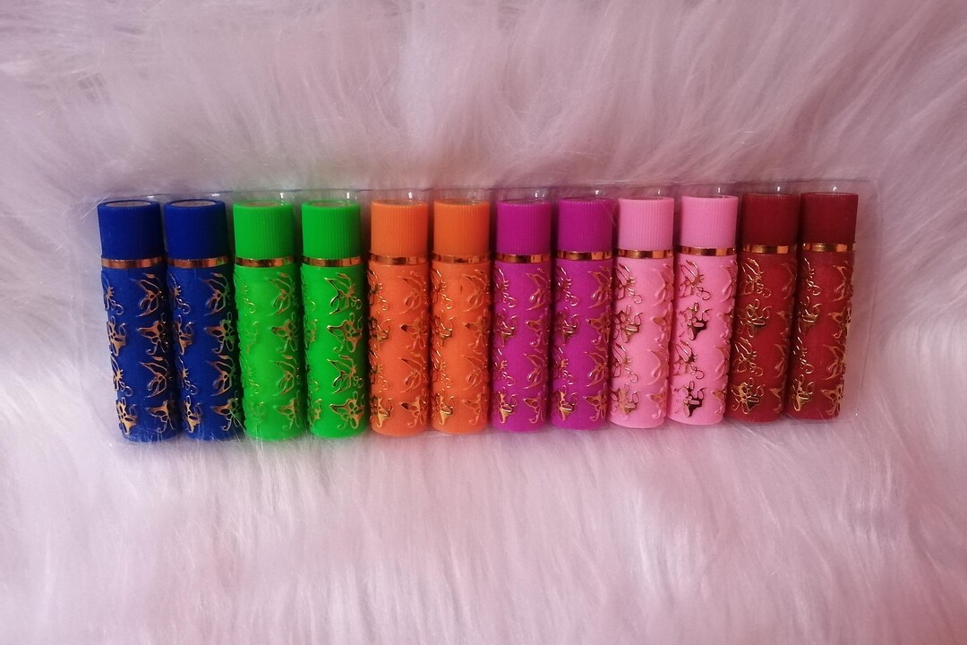 SET IN 6 COLORS. Invigorating Indigo Moroccan Lipstick:vegan Lipstick ...