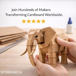 Mastering 3D Cardboard Model Making: the Ultimate Guide to Cardboard ...