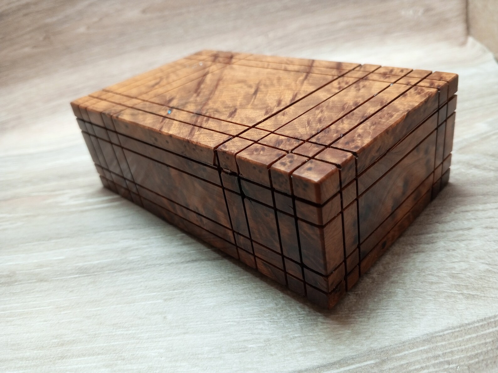 Handcrafted 4x3 Secret Thuya Wood Box: Enchanting Magic Lock, Jewelry ...