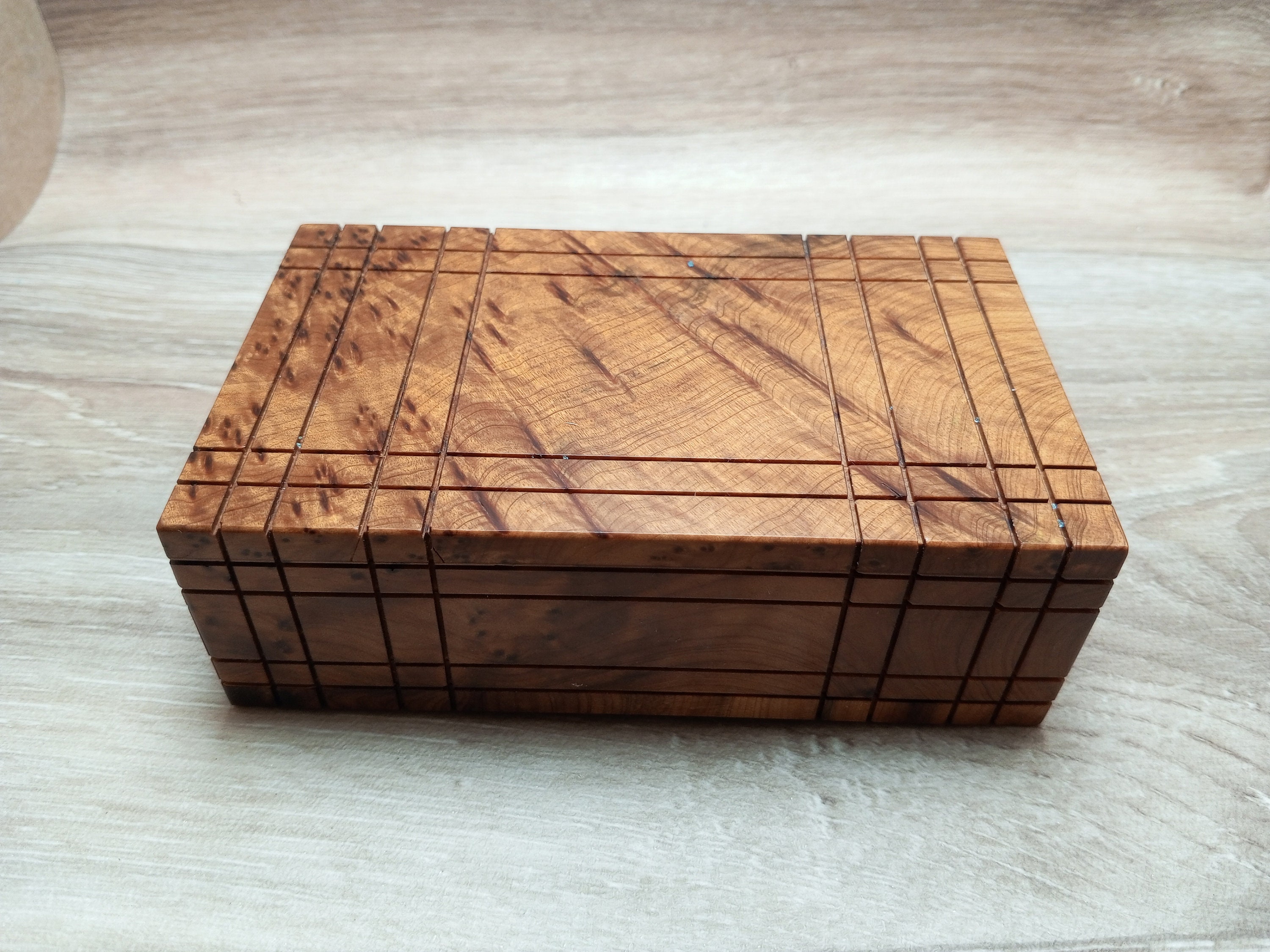 Handcrafted 4x3 Secret Thuya Wood Box: Enchanting Magic Lock, Jewelry ...