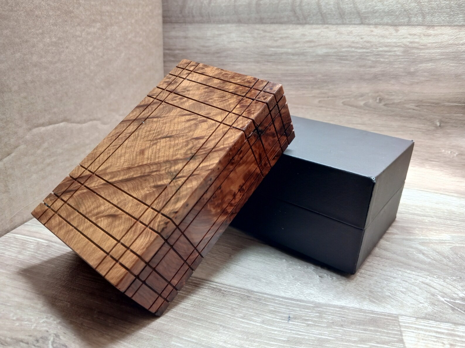 Handcrafted 4x3 Secret Thuya Wood Box: Enchanting Magic Lock, Jewelry ...