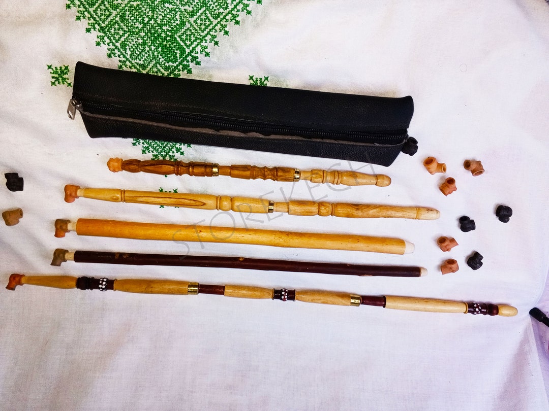 Set of 5 Moroccan Traditional:pipes, Handmade Pipes, Authentic Pipes ...