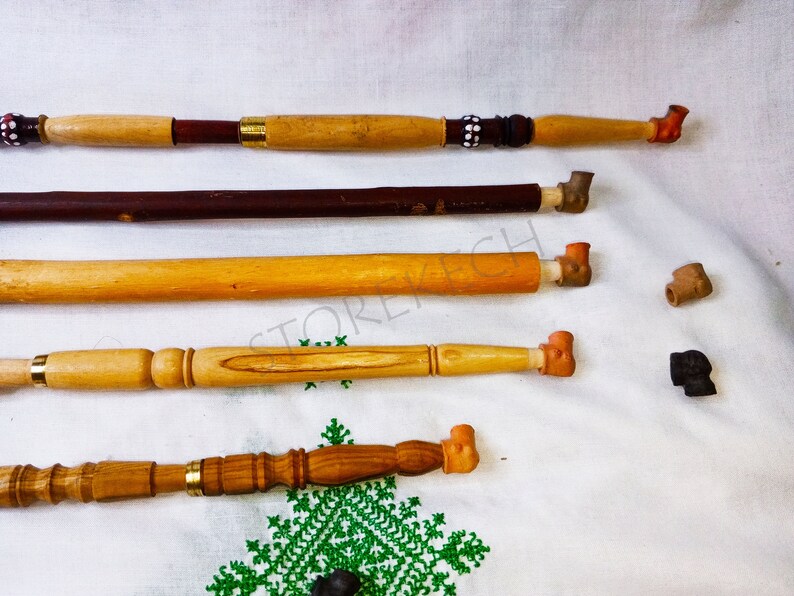 Set of 5 Moroccan Traditional:pipes Handmade Pipes Authentic - Etsy