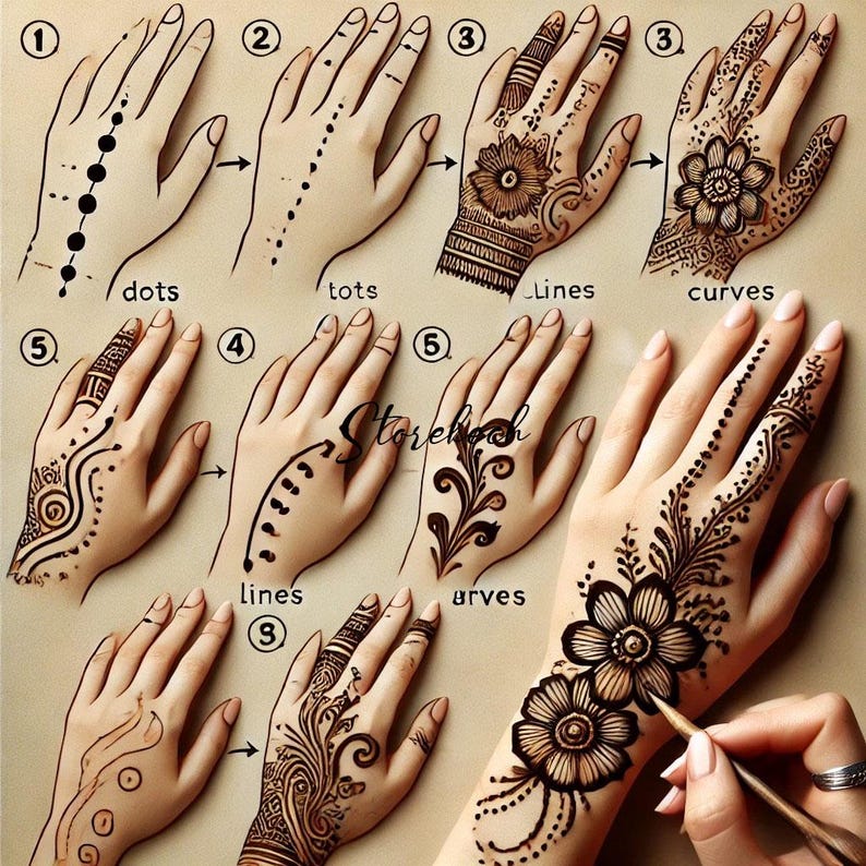 The Art of Moroccan Henna: Traditional Techniques & Designs Guide for ...