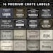 5 Bootlegger Prohibition Labels, Speakeasy Labels, Gatsby Party Props ...