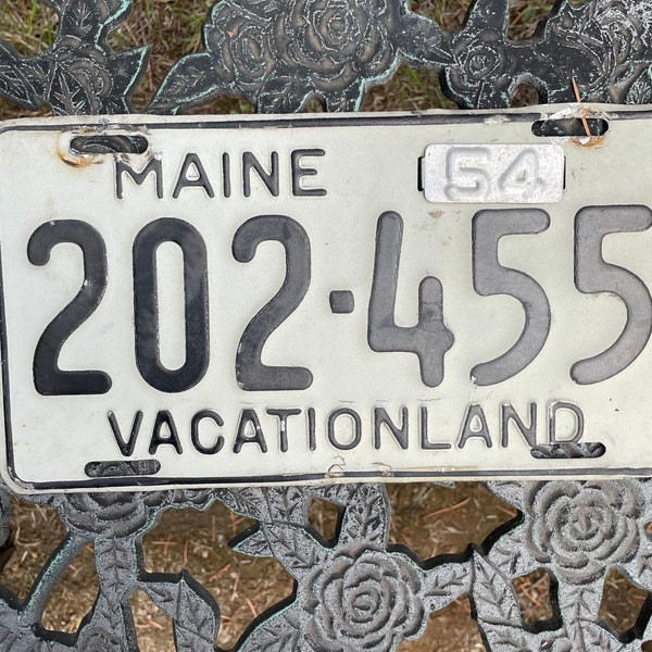 1954 License Plates - Etsy