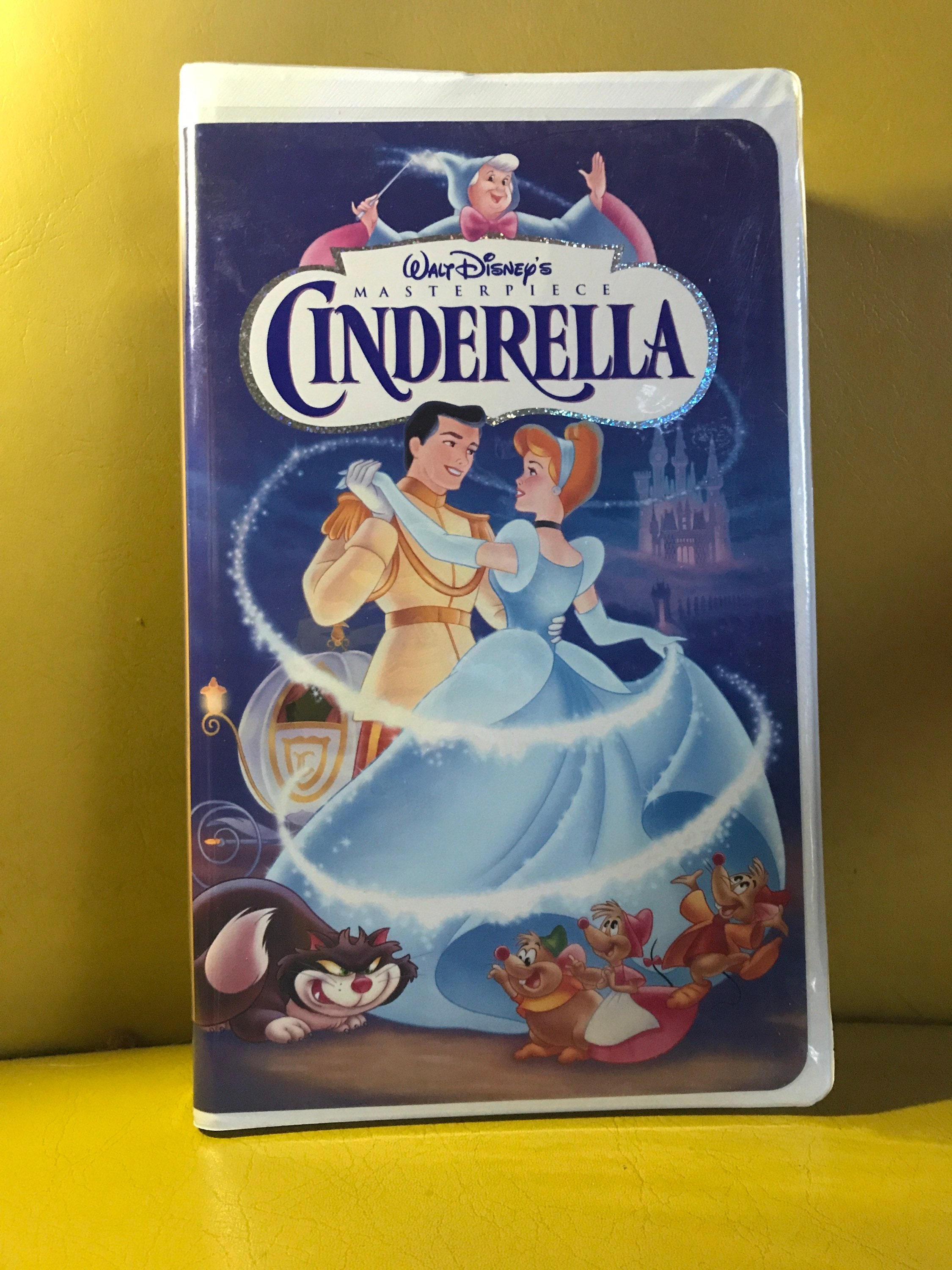 Walt Disney Masterpiece Cinderella VHS Tape With Original - Etsy