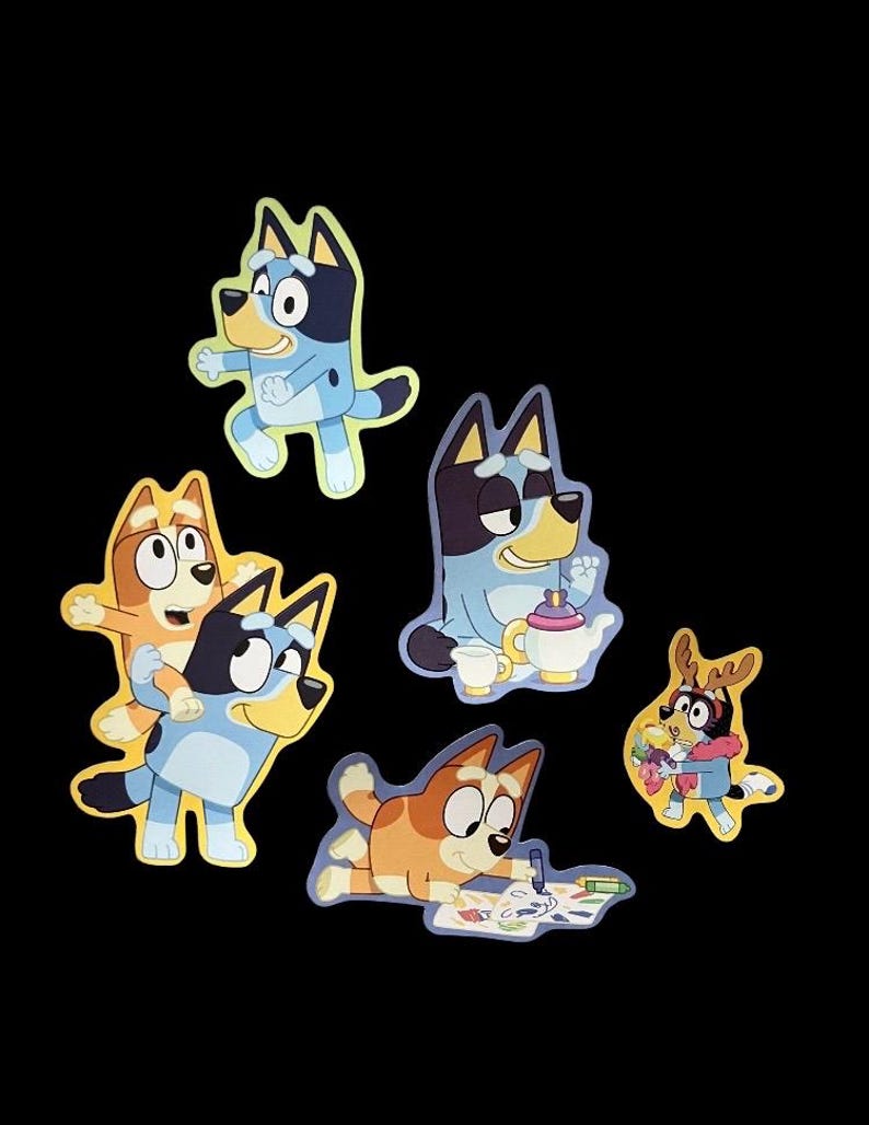 Bluey Magnets #1 - Etsy