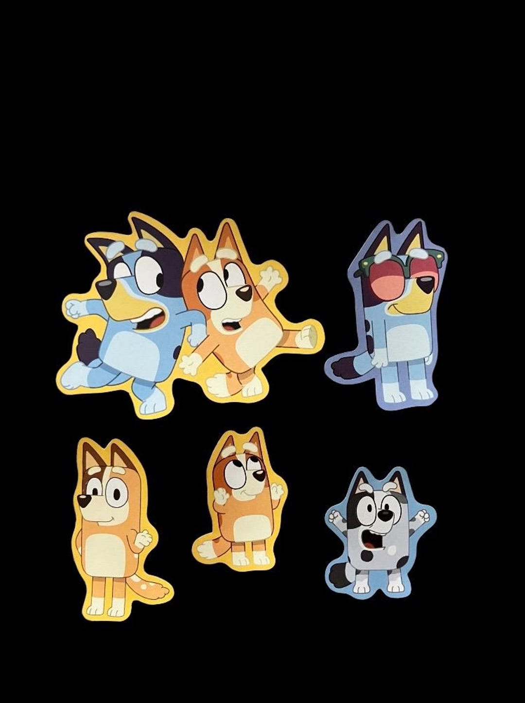 Bluey Magnets 4 - Etsy