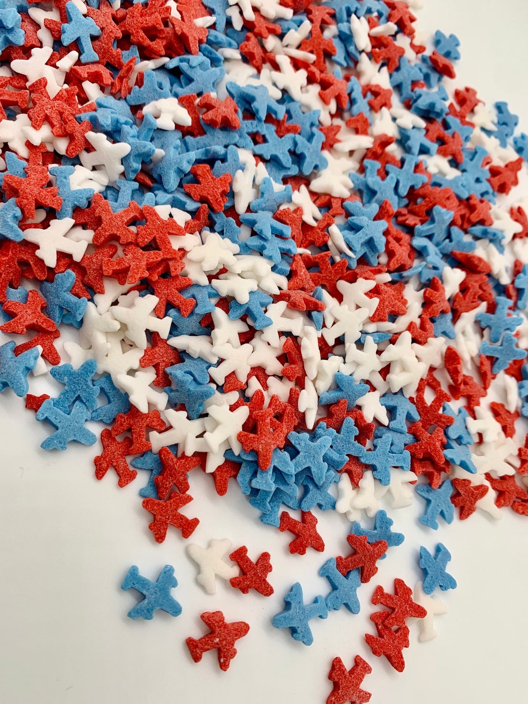 Airplane Shaped Candy Sprinkles Airplane Cake Topper - Etsy