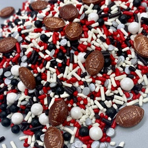 Atlanta Falcons NFL Football Sprinkles, Custom Falcons Sprinkle Mix ...