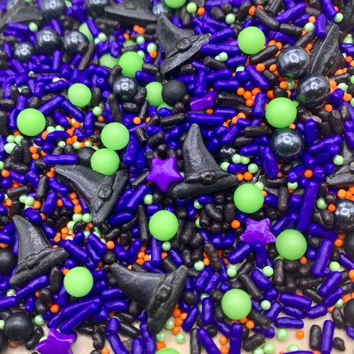Edible Sprinkles Monster Mash Sprinkle Mix Halloween - Etsy