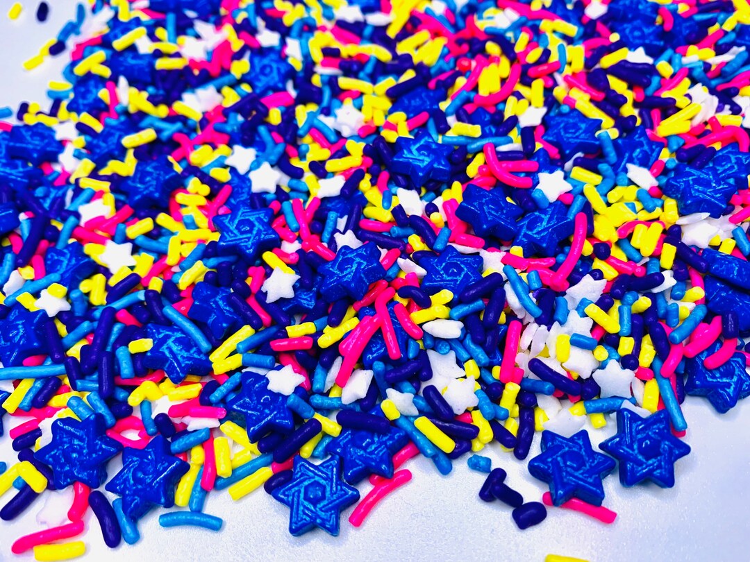 Light the Menorah Sprinkle Mix, Hanukkah Sprinkles, Holiday Sprinkle ...