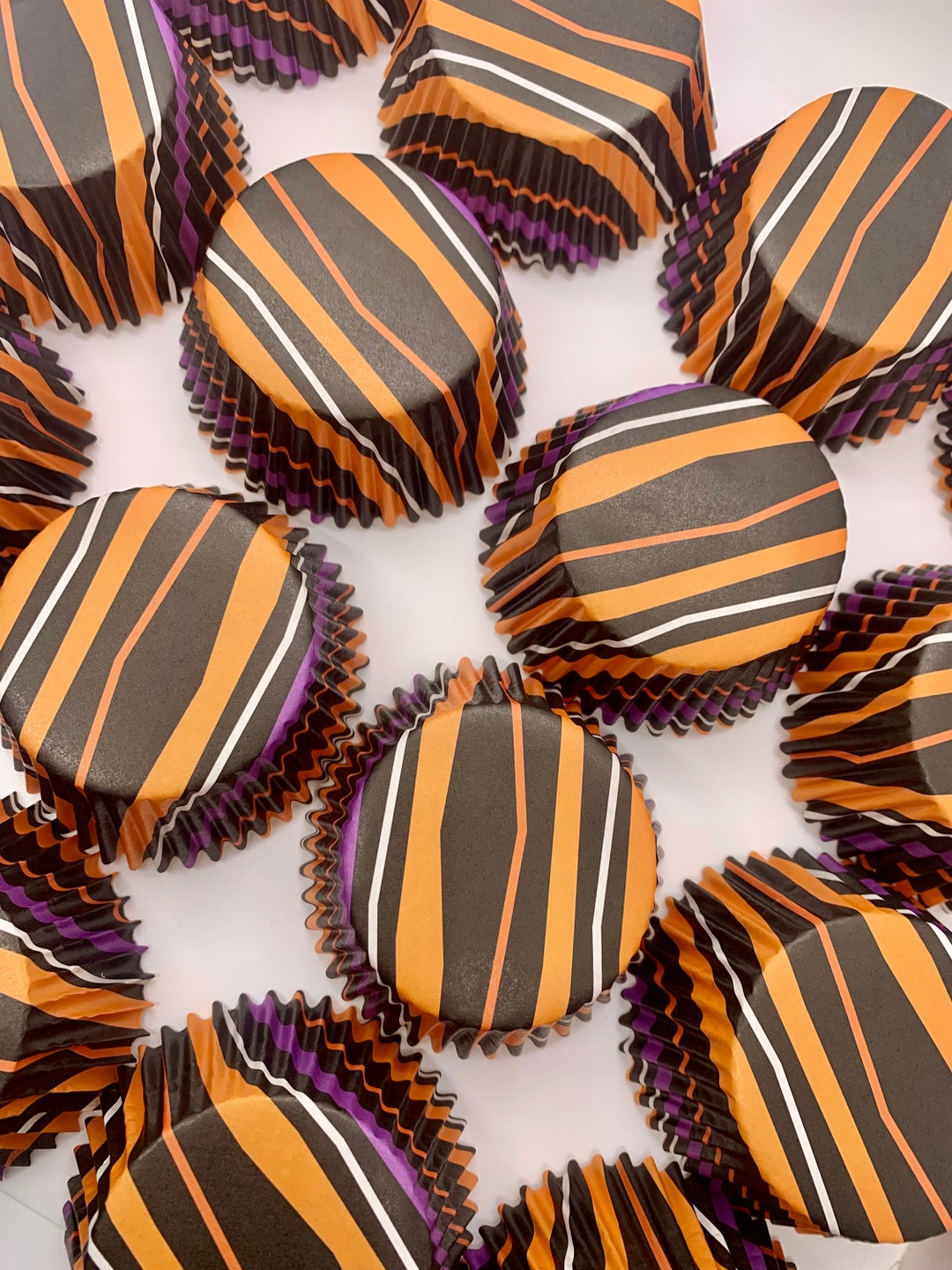 Halloween Cupcake Liners Halloween Baking Liners Halloween - Etsy