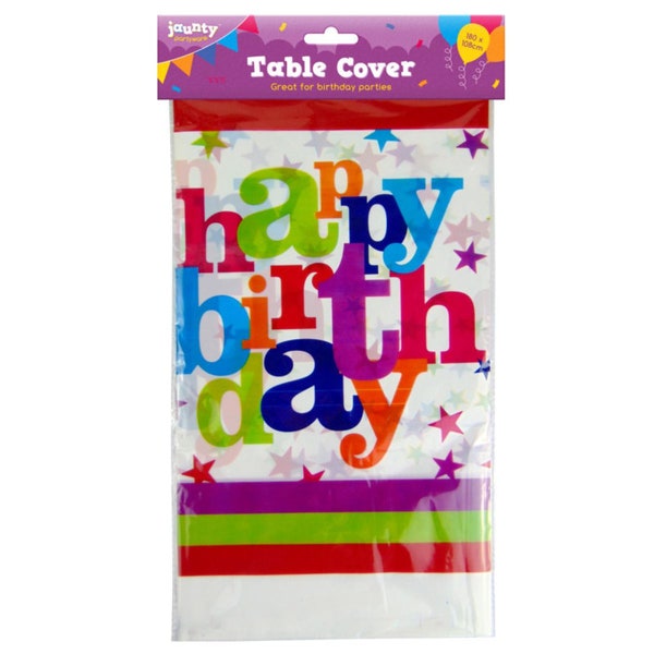 Happy Birthday Rectangle Tablecloth - Etsy