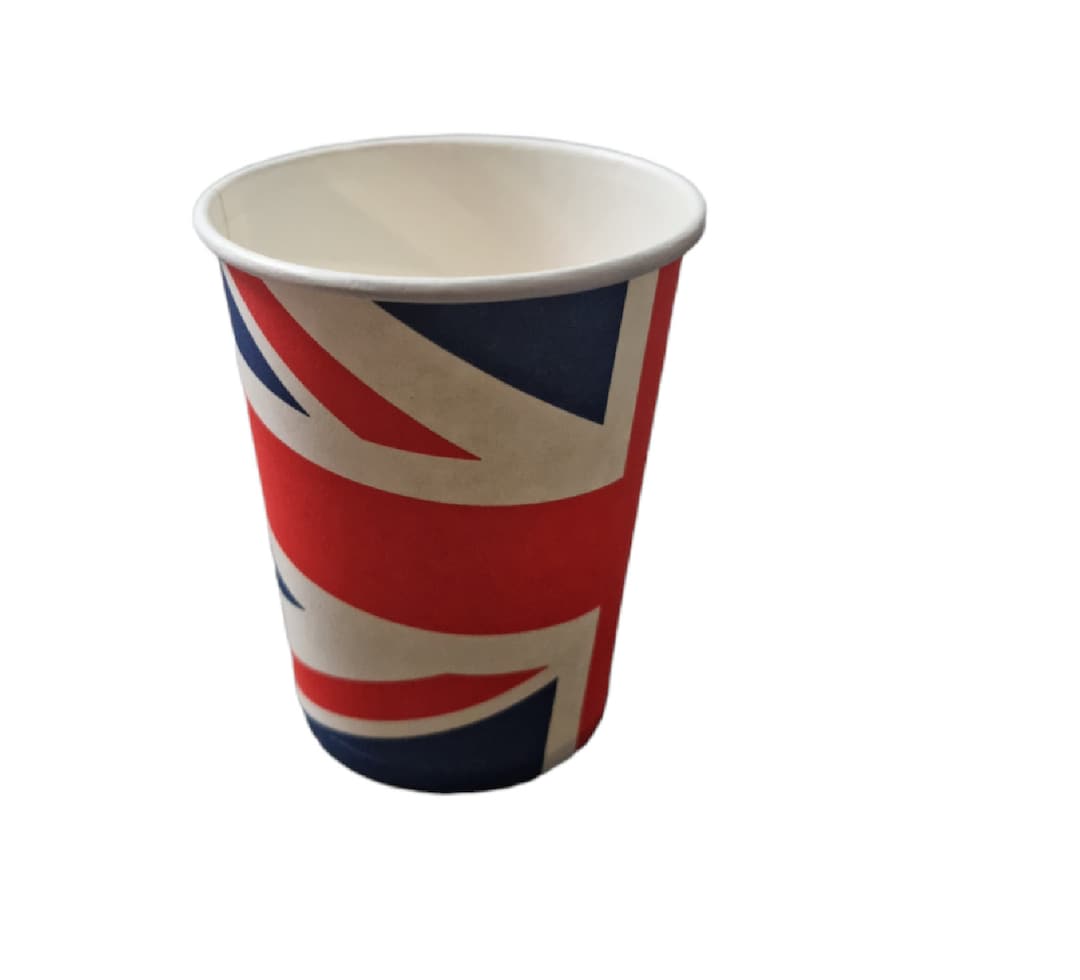 20 X Jubilee Paper Cups Union Jack Flag Street Party Twenty Disposable ...