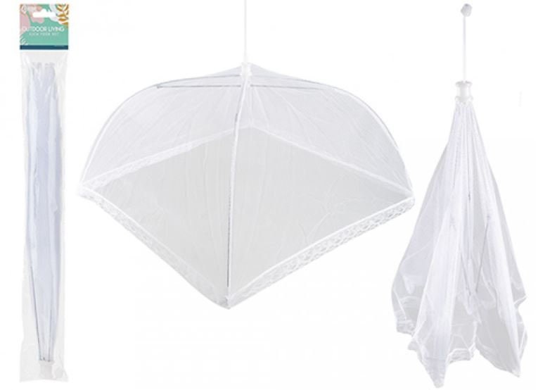 Large Party Food Cover 17" Tent Outdoor Picnic Camp Cake Umbrella Mesh ...