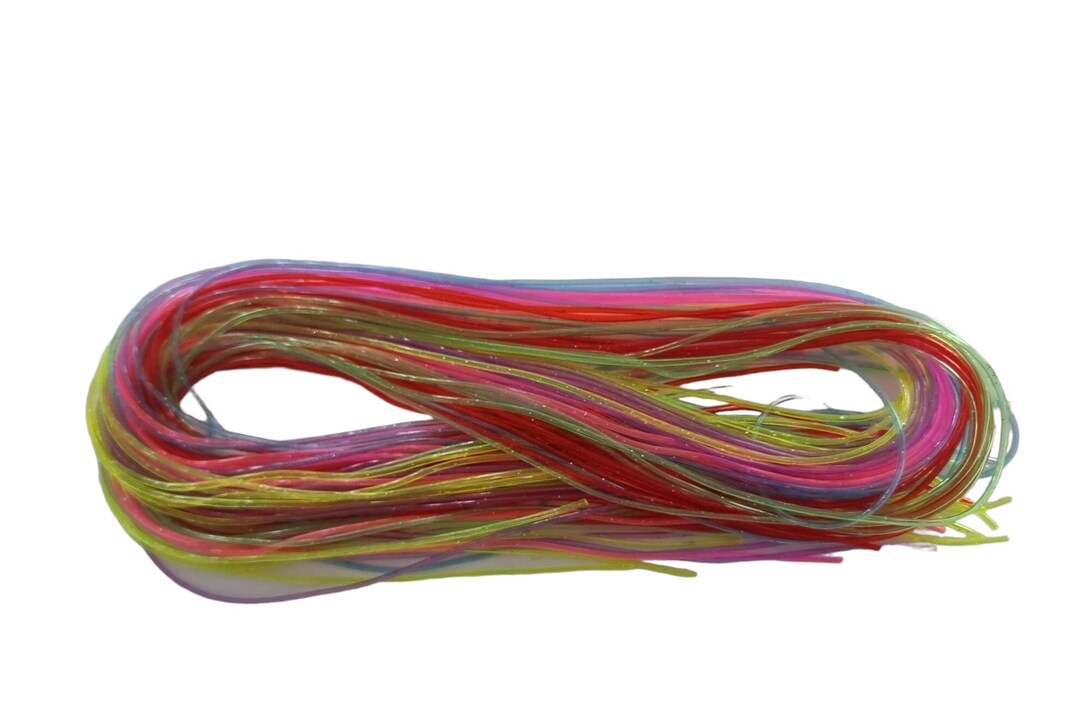 40 X Fashion Strings Scoubidou Scubidu Multicolour Craftlace Crafting ...