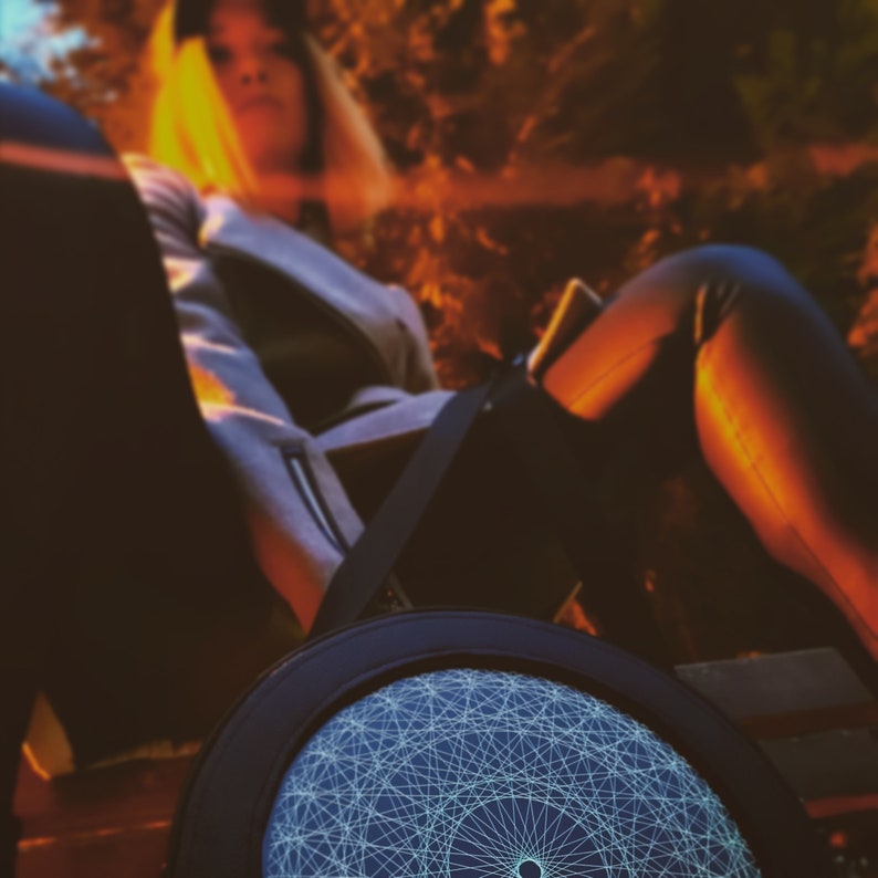 Glowing Big Shoulder Bag Bright the Night Fluorescent - Etsy