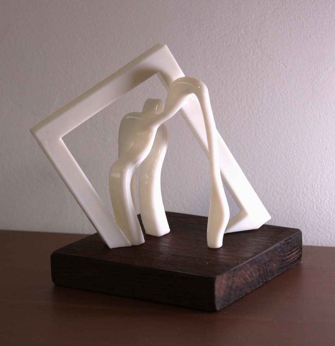 Abstract Art Table Decoration Sculpture Modern Deco 3D - Etsy