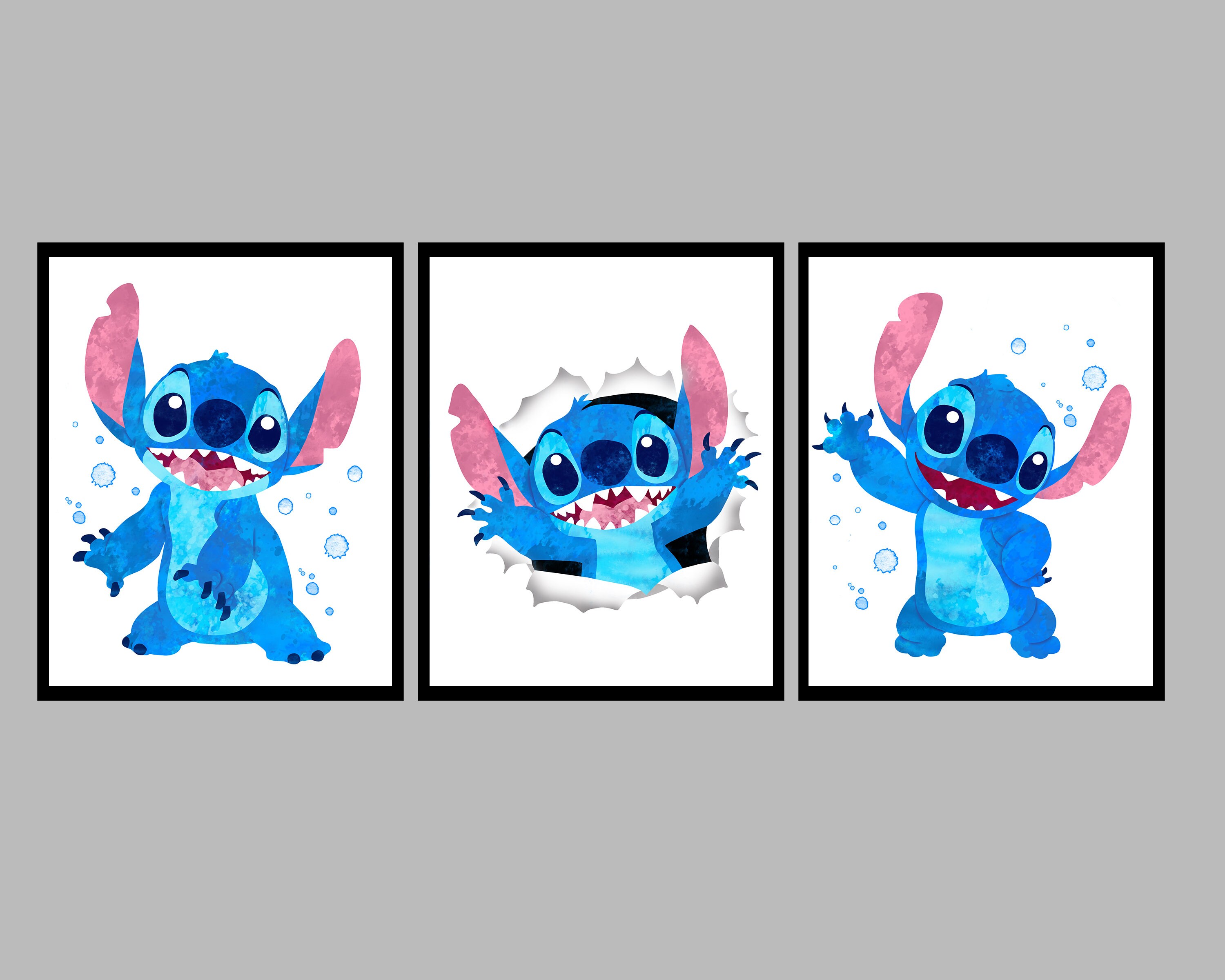 Lilo & Stitch Set 3 Images Lilo and Stitch print art Disney | Etsy