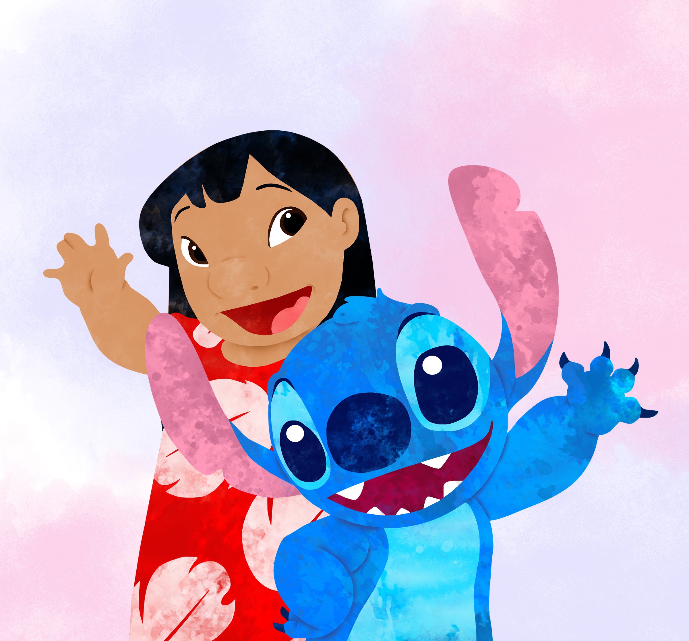 Alphabet Lilo & Stitch Set 3 Images Lilo and Stitch print art | Etsy