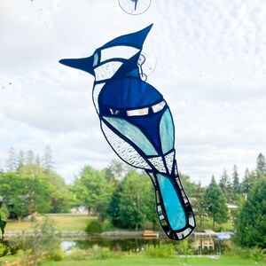 Pattern, Blue Jay Stained Glass *instant Download* - Etsy