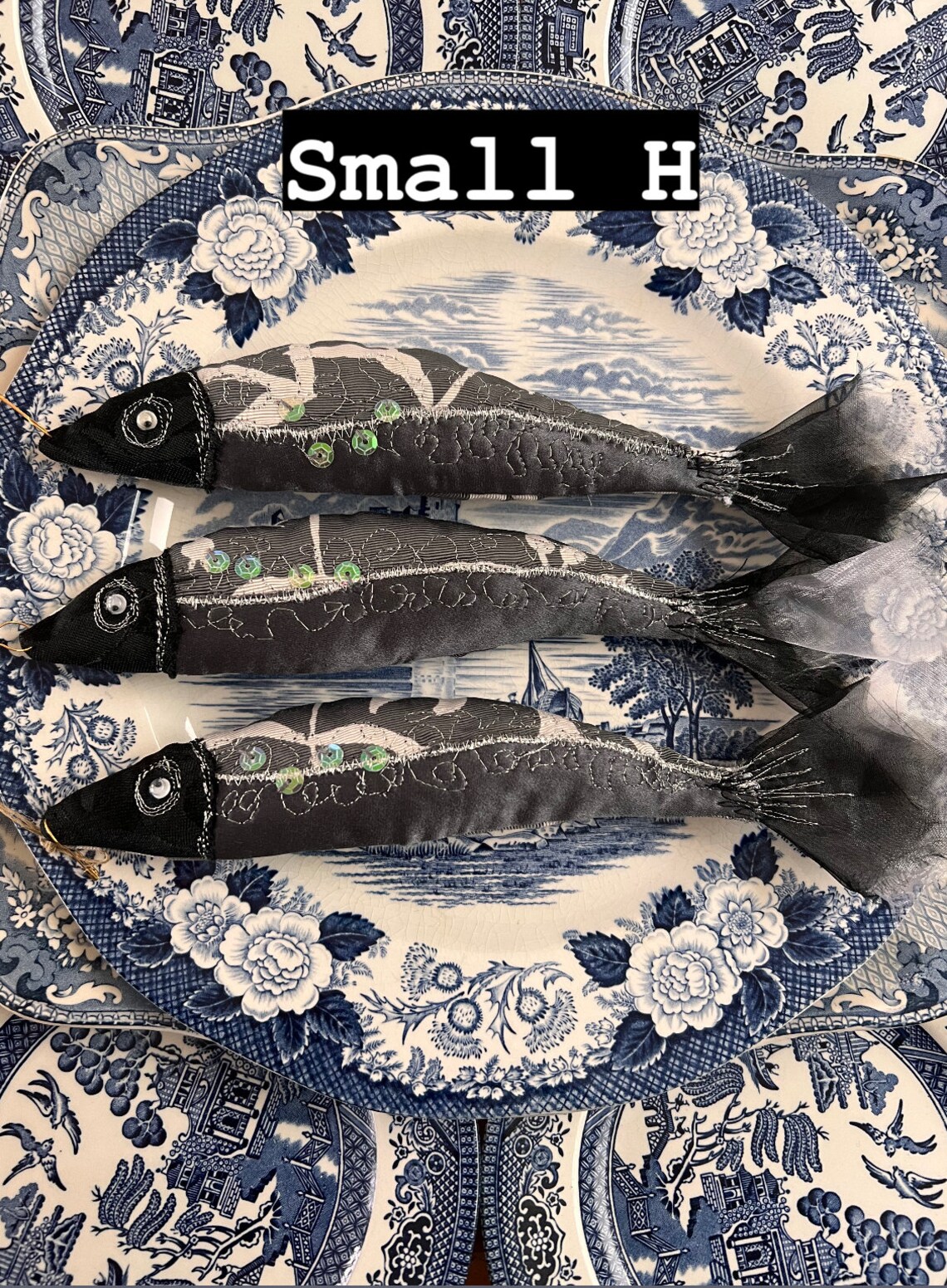 Handmade Fabric Fish Decoration for Beach and Seaside Inspired Home ...