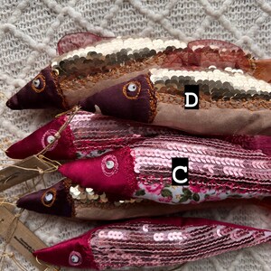 Handmade Fabric Fish Decoration for Beach and Seaside - Inspired Home ...
