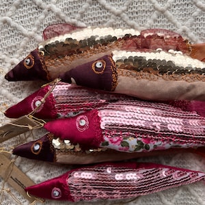 Handmade Fabric Fish Decoration for Beach and Seaside - Inspired Home ...