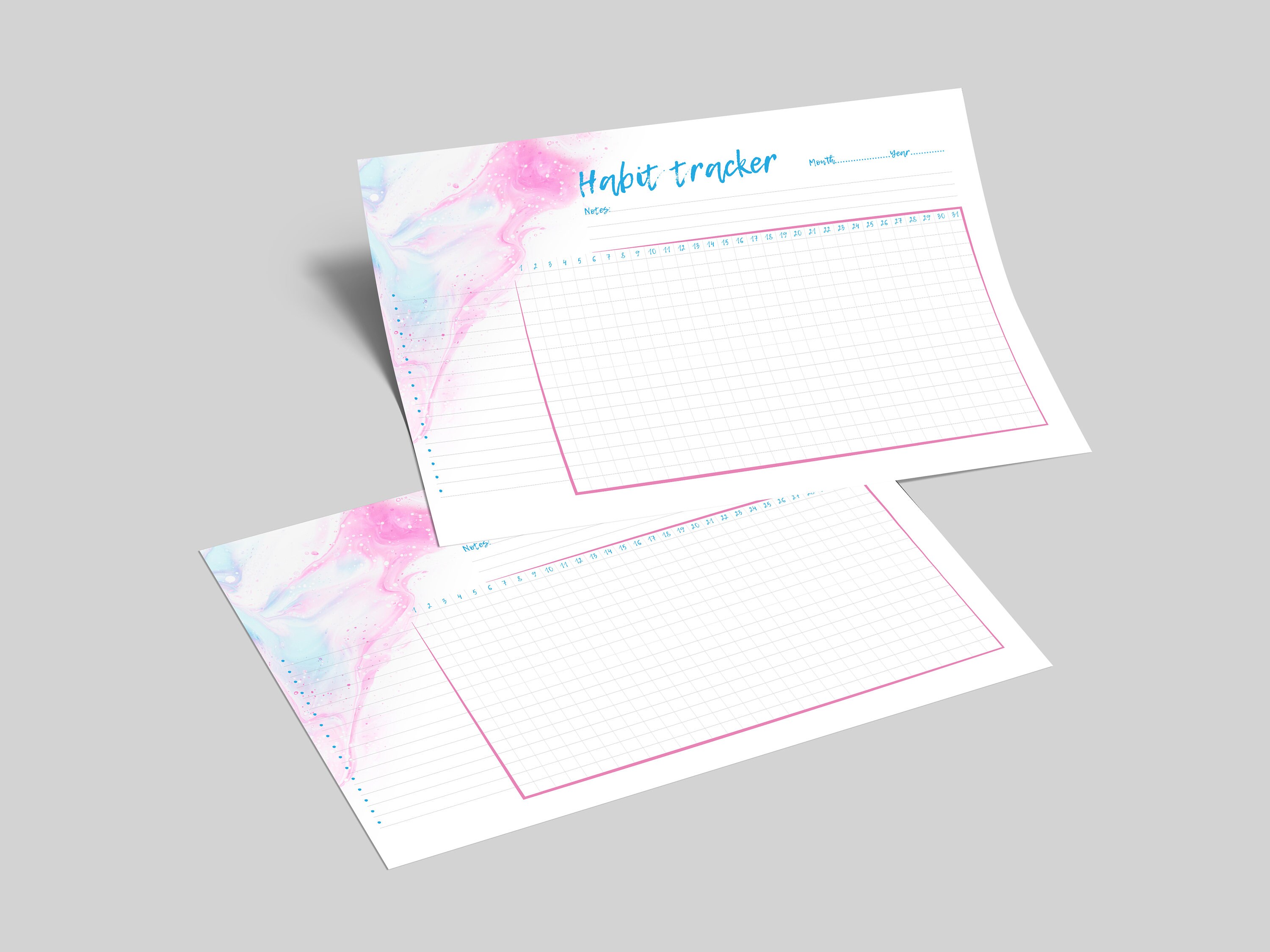 5 Printable Planners Digital Product Beautiful Organizers. - Etsy