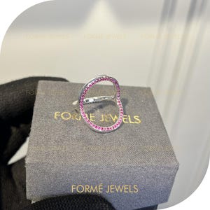 Three in One Ring : White Gold, Hidden Red Lab Ruby, Blue Lab Sapphire ...