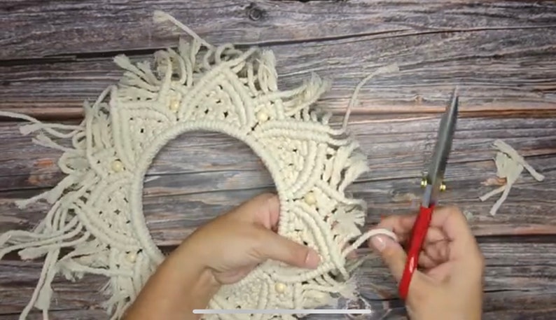 Macrame Pattern PDF Mandala Mirror, Macrame Mirror Tutorial, Boho Mirror DIY Decor, Boho Decor ...