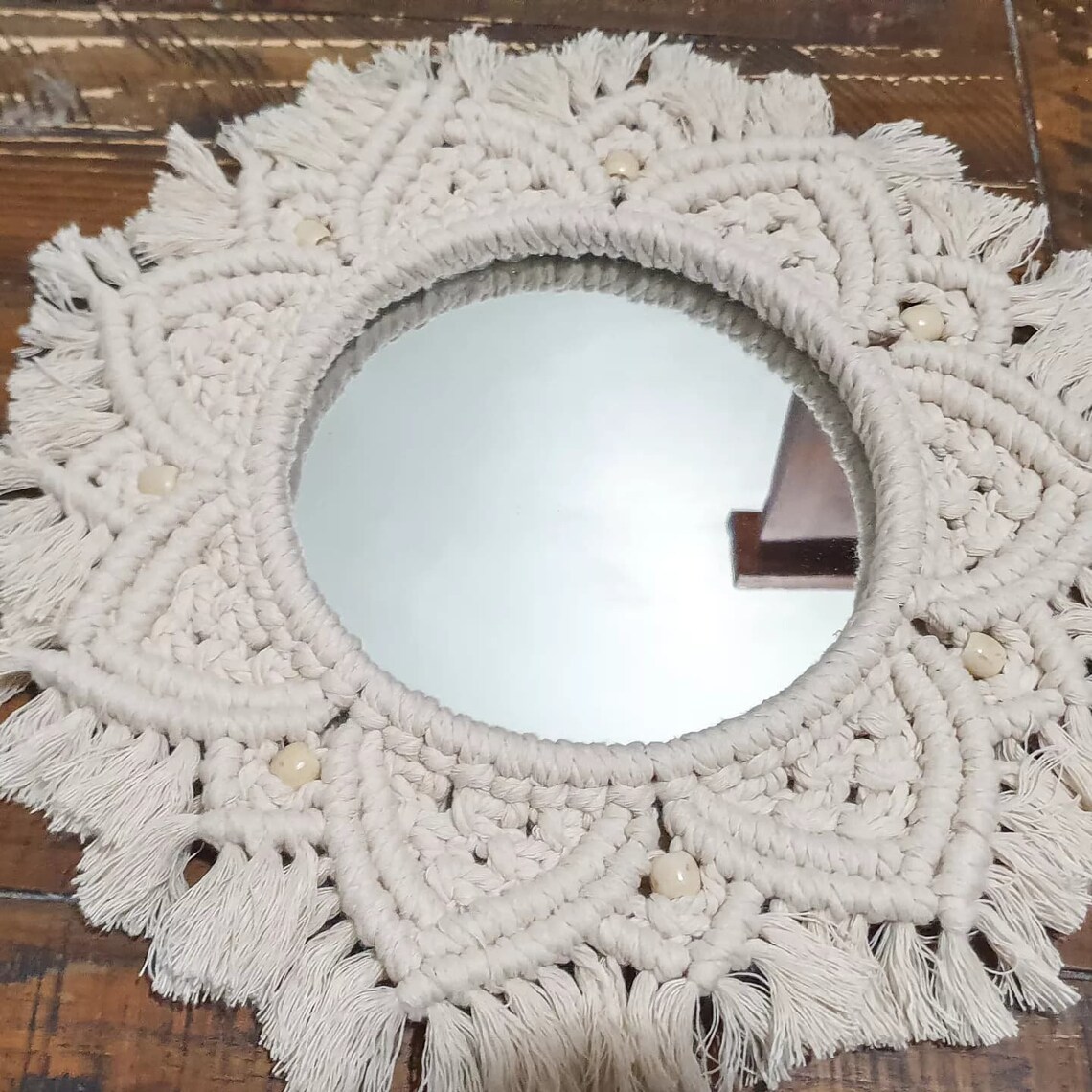 Macrame Pattern PDF Mandala Mirror, Macrame Mirror Tutorial, Boho ...