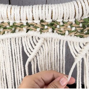 Macrame Pattern PDF Leaves & Vines Wall Hanging, DIY Macrame Wall ...