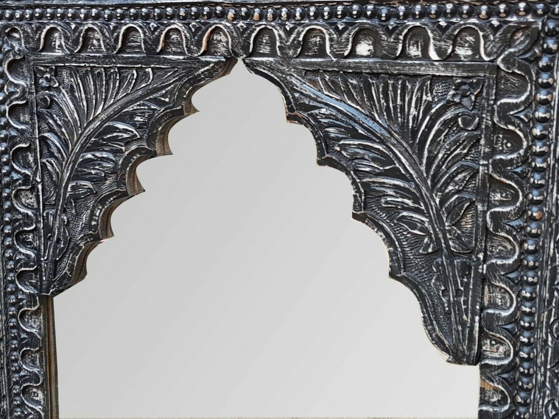 India Vintage Style Wooden Handcarved Frame Without Mirror | Etsy