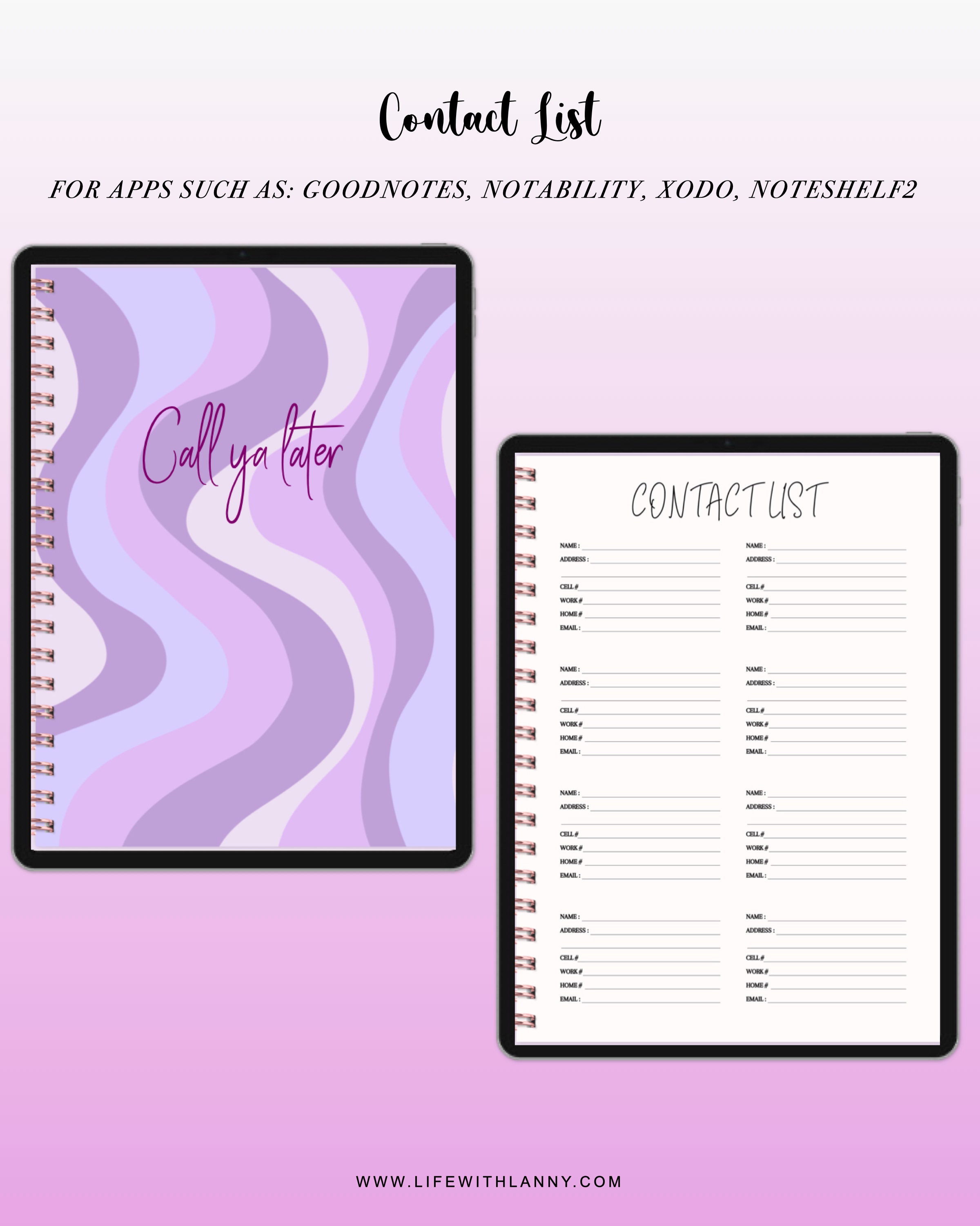 The Ultimate Digital List Bundle | Digital Lists and Trackers | Instant ...