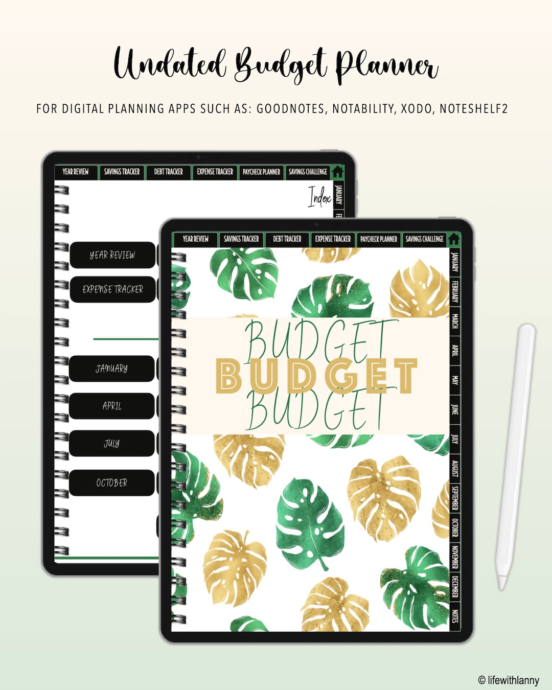 Digital Budget Planner | Paycheck Planner | Savings Tracker | Expense ...