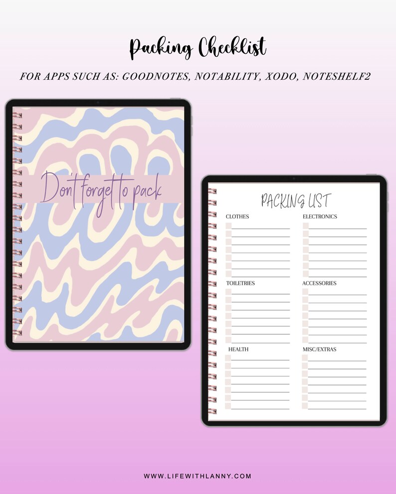 The Ultimate Digital List Bundle | Digital Lists and Trackers | Instant ...