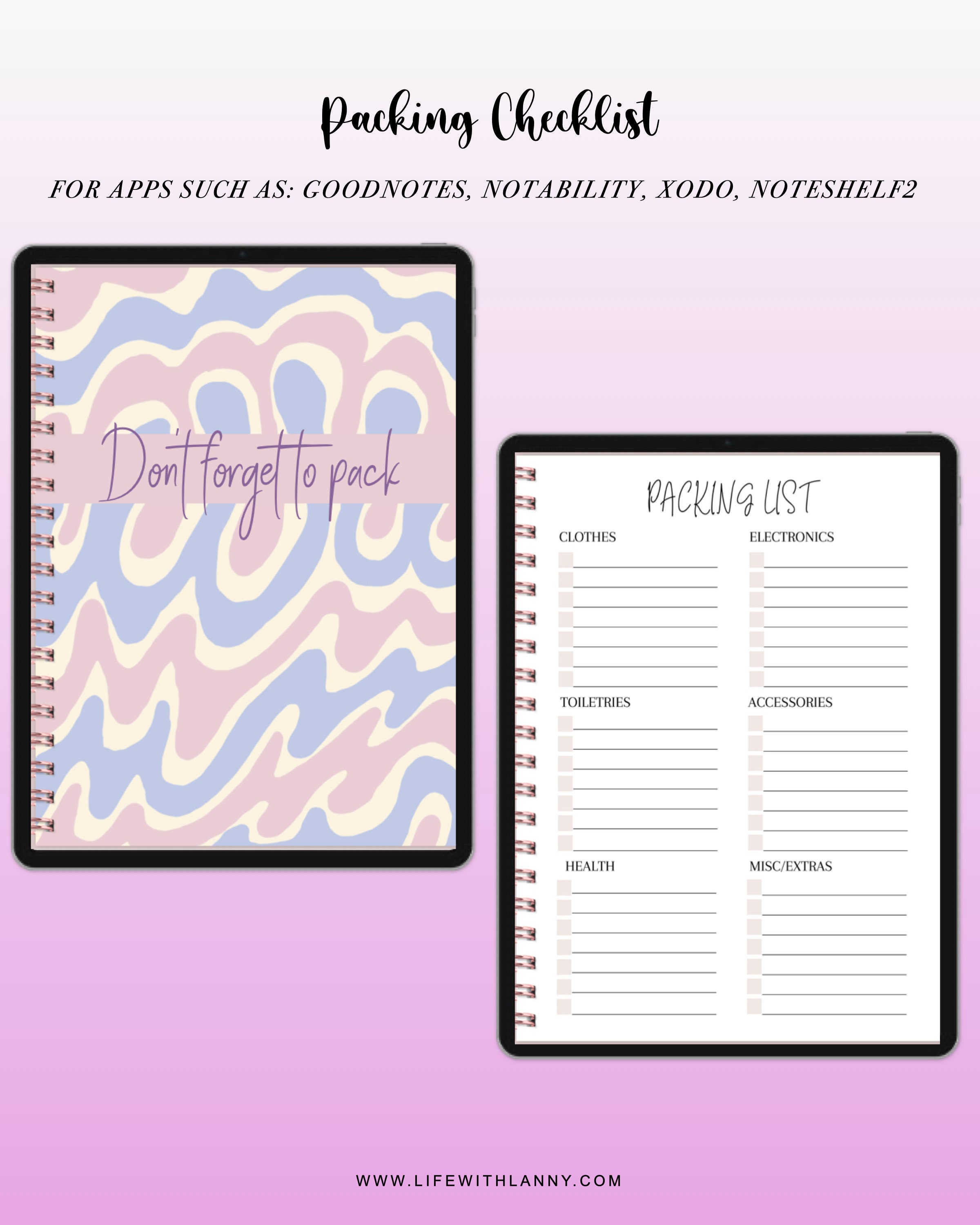 The Ultimate Digital List Bundle | Digital Lists and Trackers | Instant ...